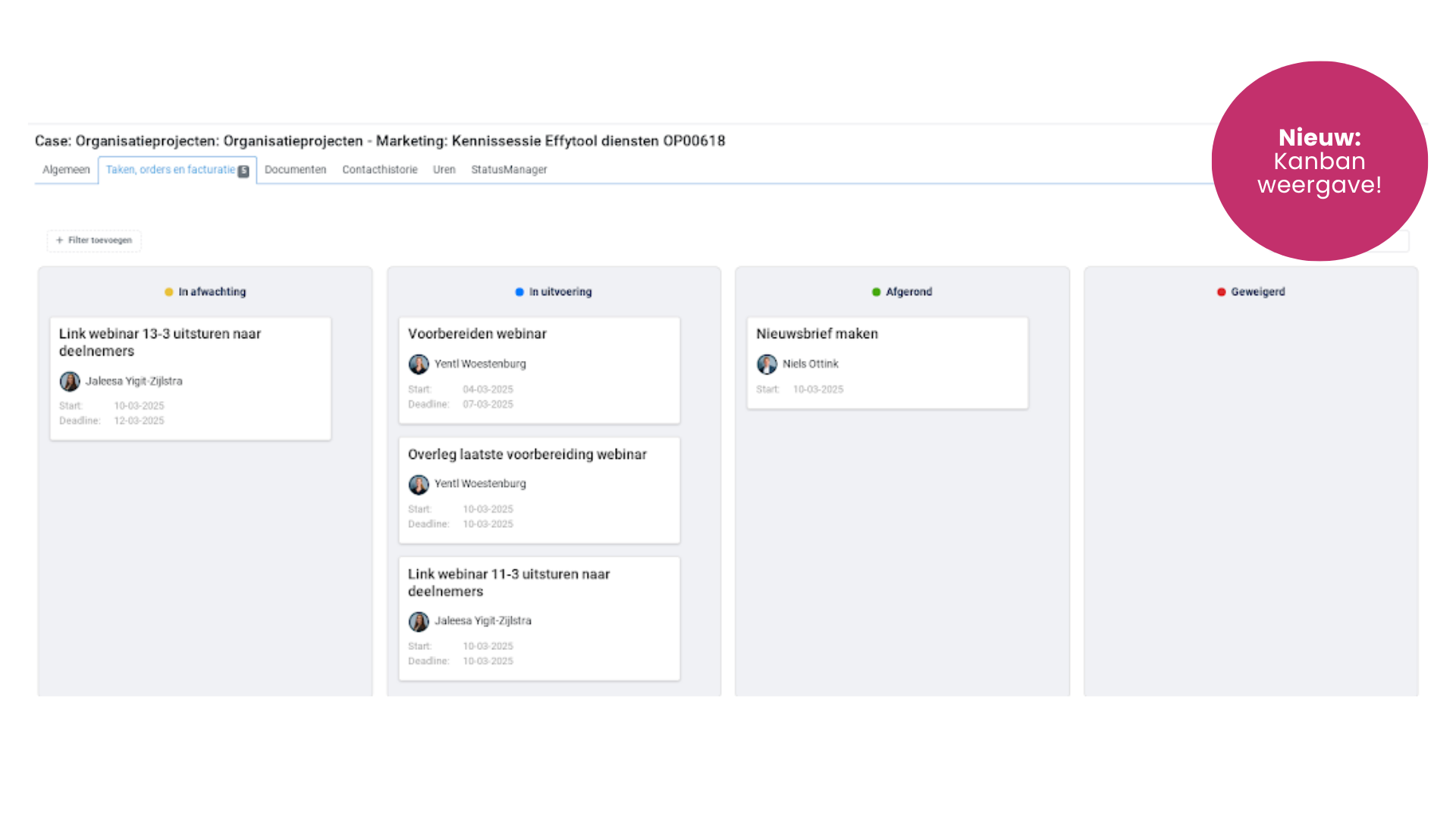 Projectmanagement - Effytool